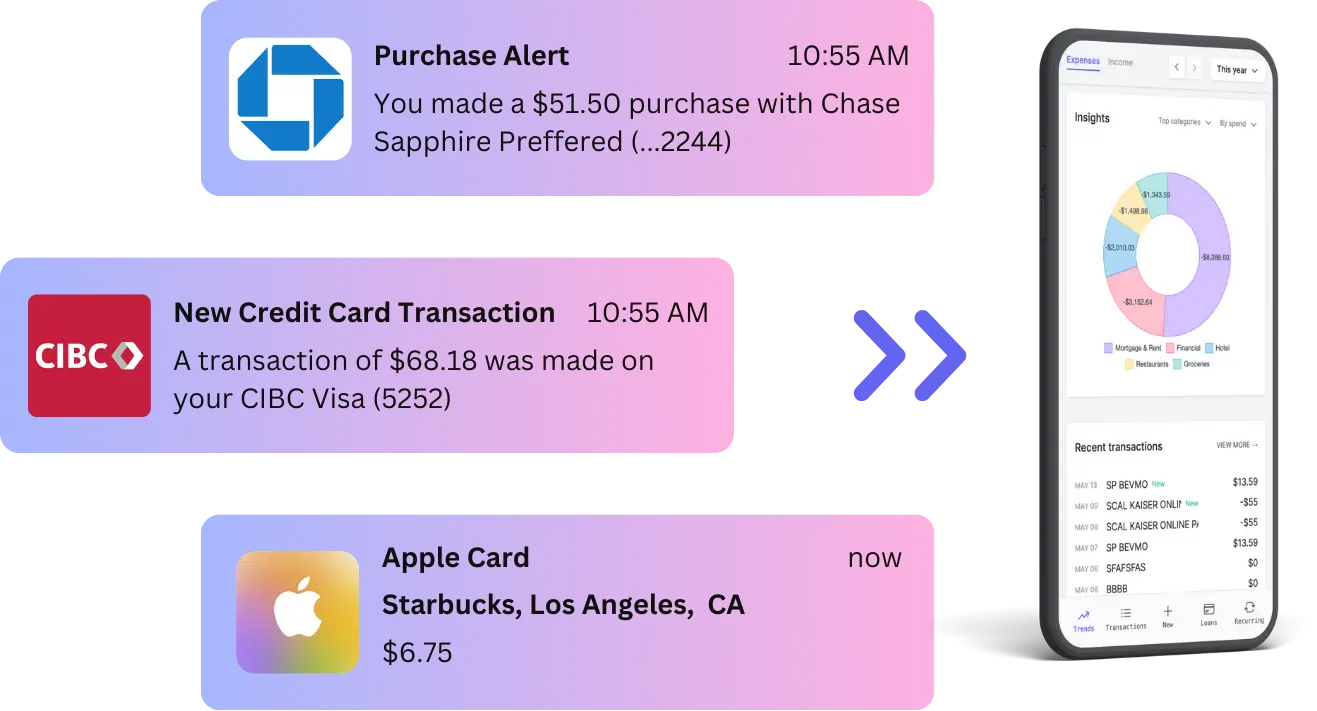 Skwad App: Understand your spending without linking your bank.